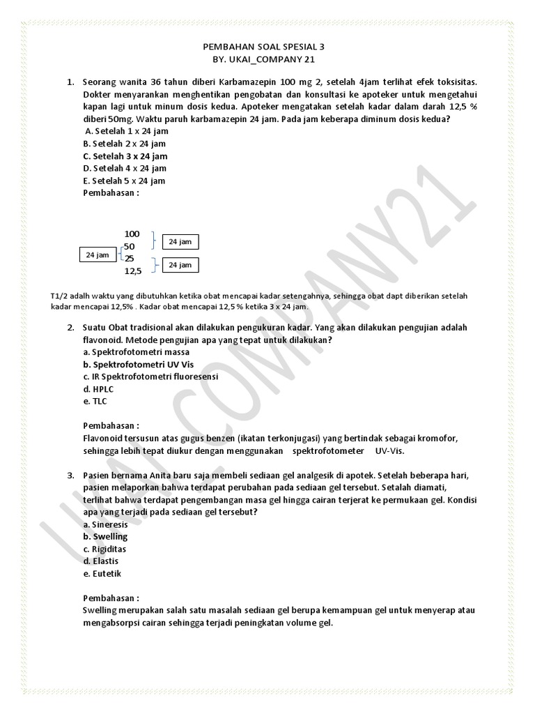Try Out Spesial 3 + Pembahasan | PDF