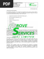 RKF005C Temporary Works Design Brief | PDF | Concrete | Civil Engineering
