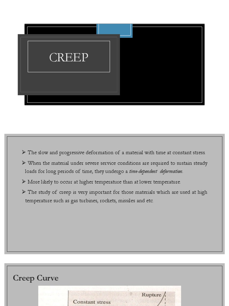 Creep Failure | PDF