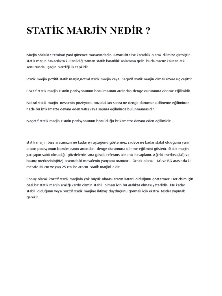 Statik Marjin | PDF
