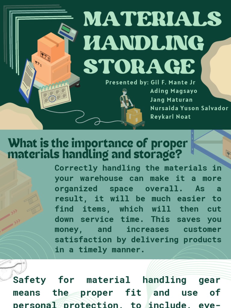 Materials Handling Storage | PDF