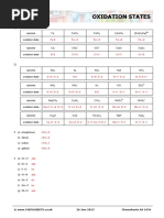 Oxidation State of Fe | PDF | Iron | Redox