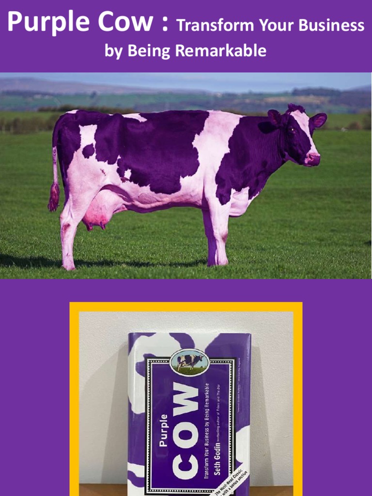 Purple Cow | PDF | Karier & Perkembangan | Bisnis