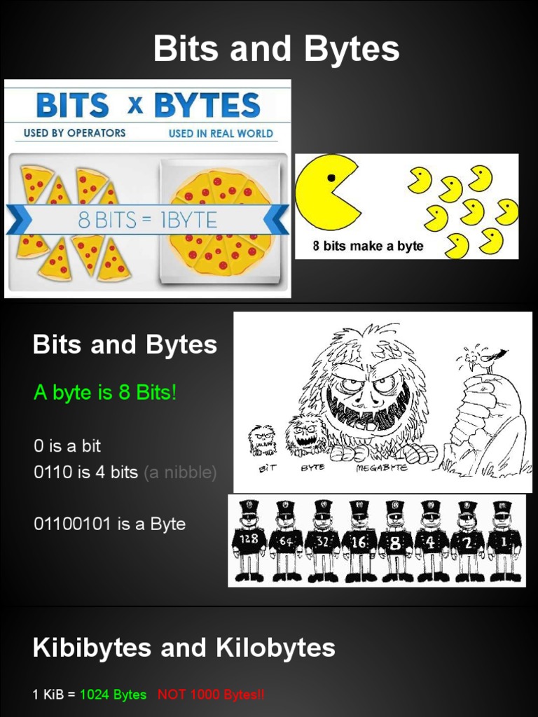 Understanding Bytes and Bits in Computing | PDF | Byte | Bit