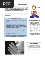 Diaphragmatic Breathing Technique | PDF