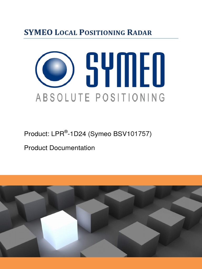 Symeo LPR 1d24 Bsv101757 Manual | PDF | Electrical Connector | Usb