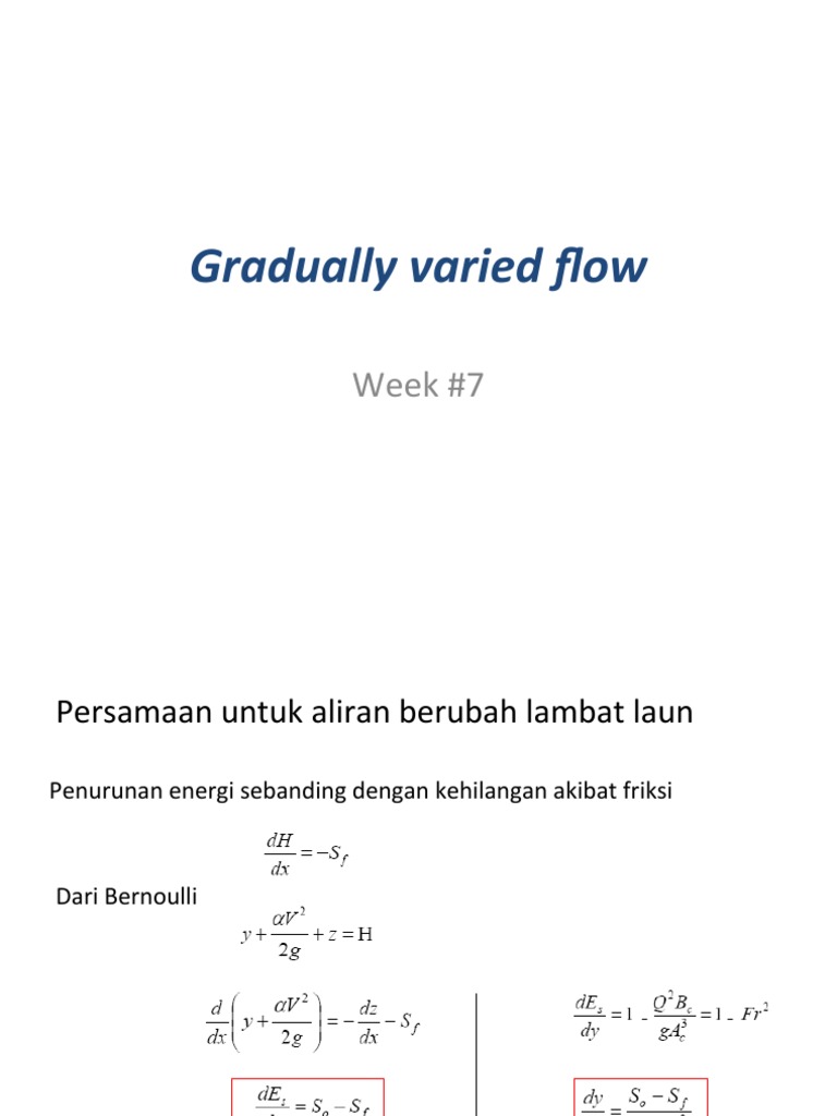 Aliran Berubah Beraturan | PDF