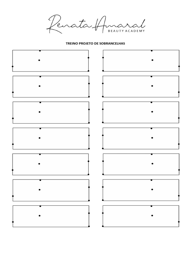 Treino Projeto De Sobrancelhas Pdf