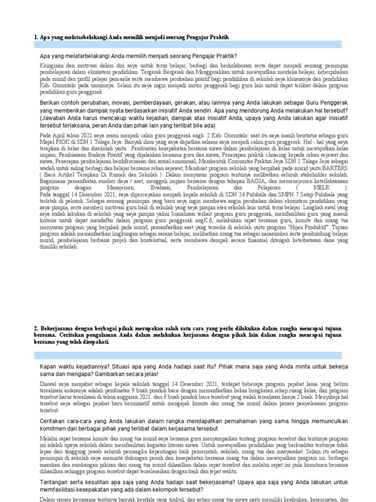 PP Esay | PDF | Karier & Perkembangan