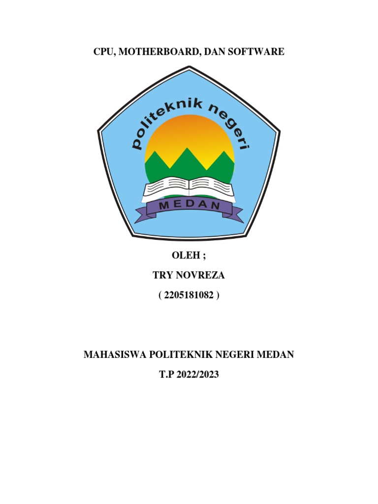 CPU, Motherboard, Software: Fungsi dan Cara Kerja | PDF