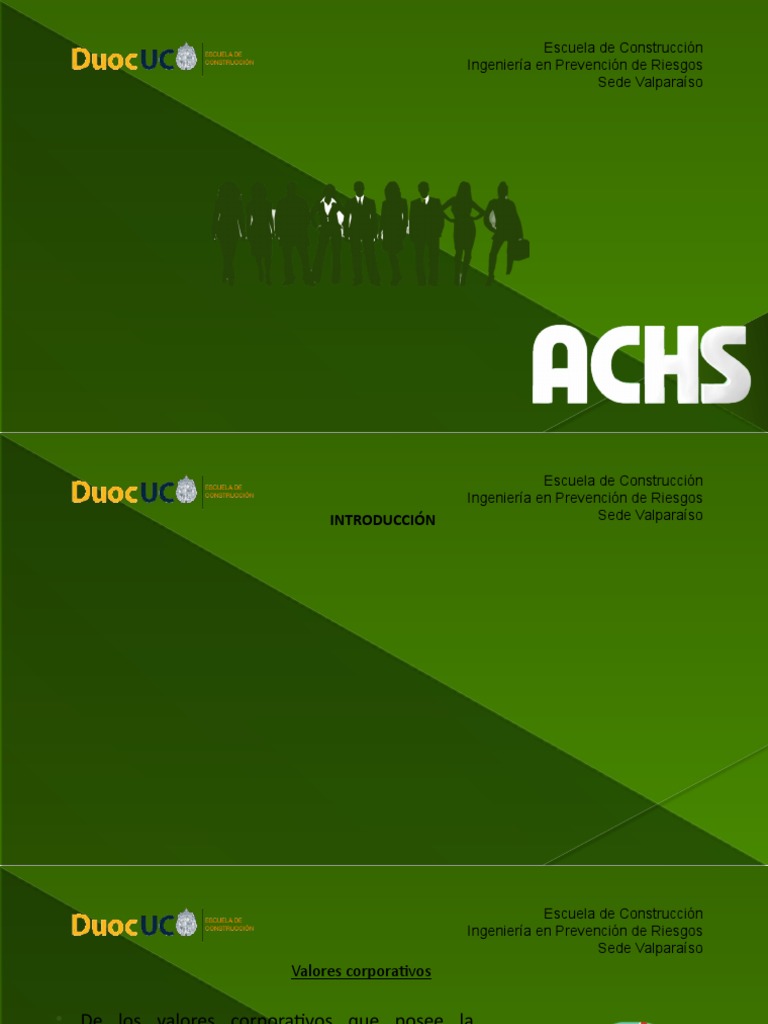 ACHS | PDF | Planificación | Chile