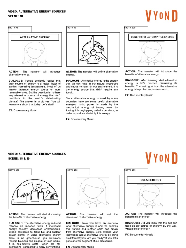 Storyboard Template | PDF | Wind Power | Renewable Energy Storyboard Template | PDF | Wind Power | Renewable Energy