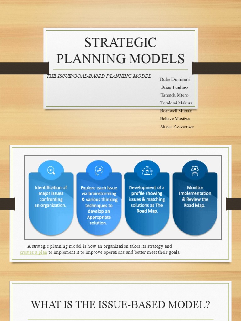 Strategic Planning Models | PDF | Strategic Planning | Strategic Management