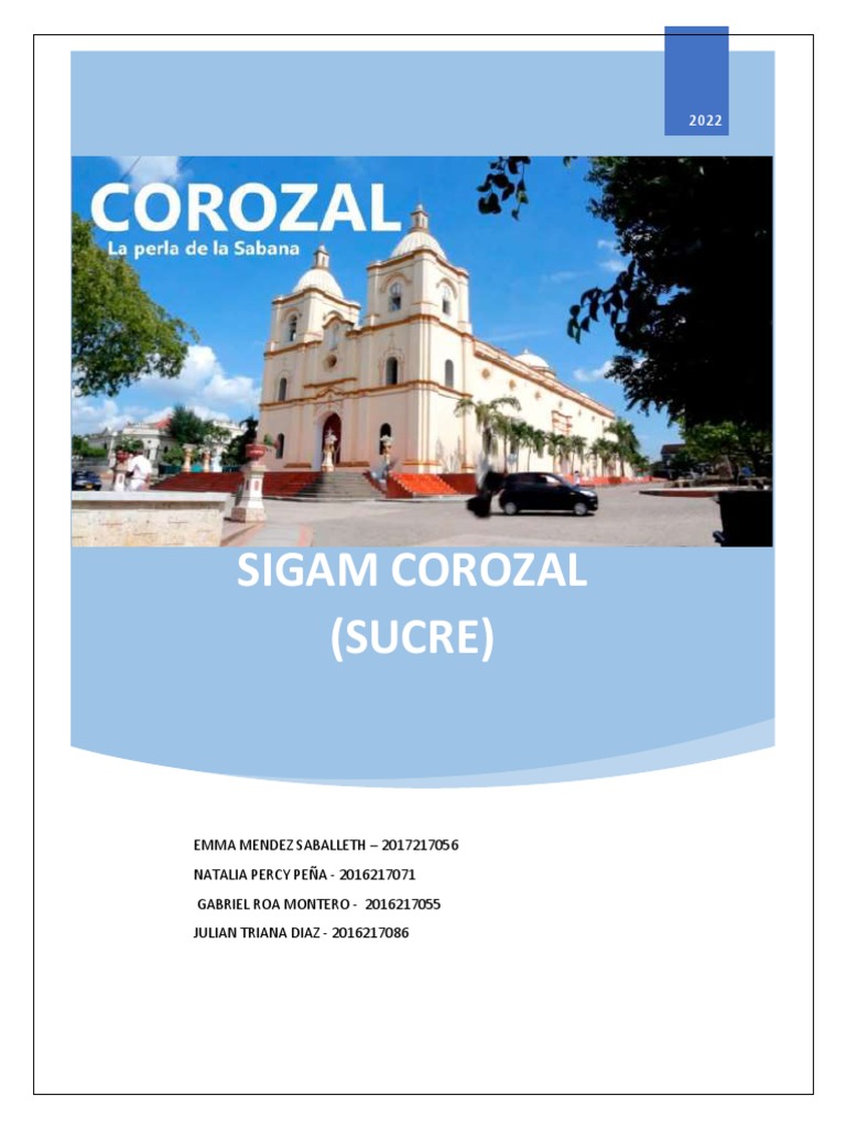 Requisitos para SIGAM en Corozal Sucre | PDF