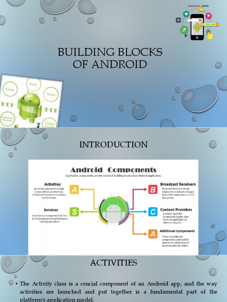 Building Block of Android | PDF | Method (Computer Programming) | Mobile App