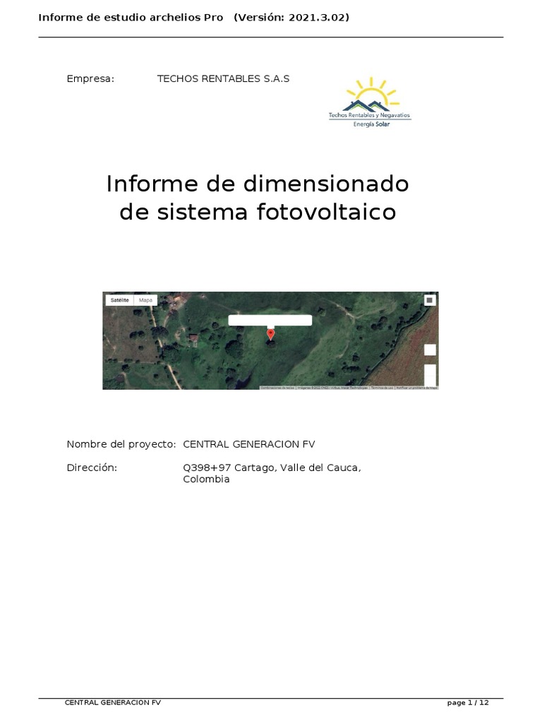 Ptar - SSFV - 39 Inv X 253 - 19809X545W | PDF | Fotovoltaica | Electromagnetismo