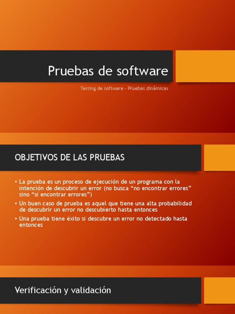 Testing de Software | PDF | Software | Pruebas de software