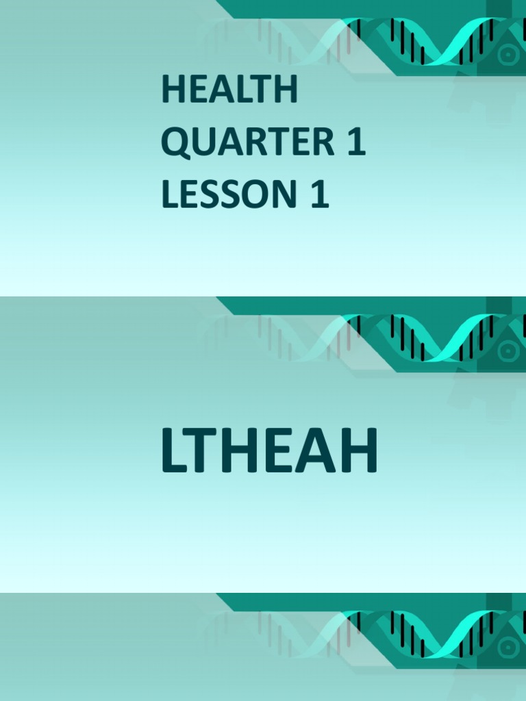 Lesson 1 Health Information Product and Services | PDF | Health ...