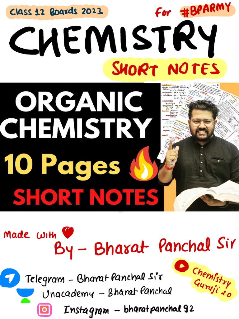 Class 12 Chemistry boards 2023 short notes on Haloalkanes and ...