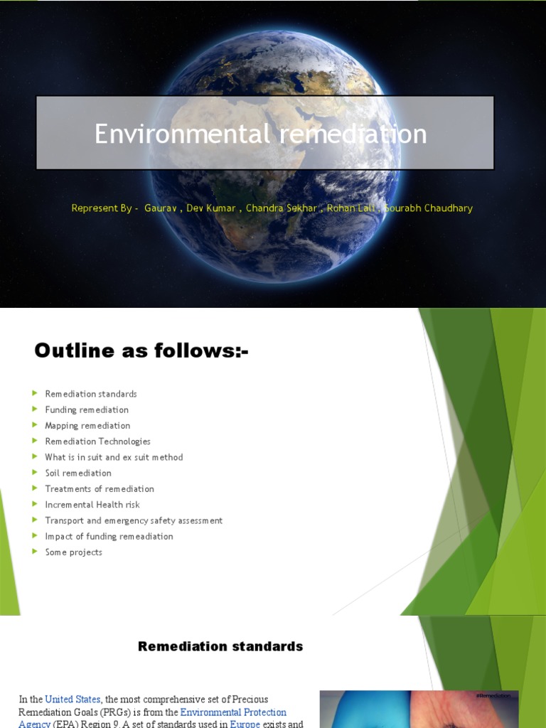 Environmental Remidiation | PDF | Environmental Remediation | Chemistry
