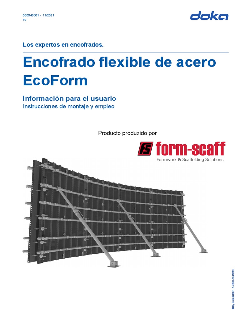EcoForm ES V04 | PDF | Hormigón | Seguridad y salud ocupacional