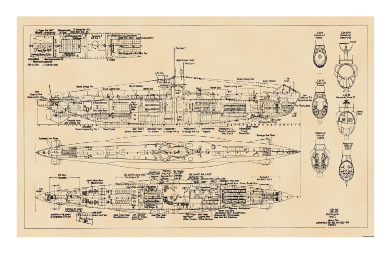 lines plan submarine | PDF