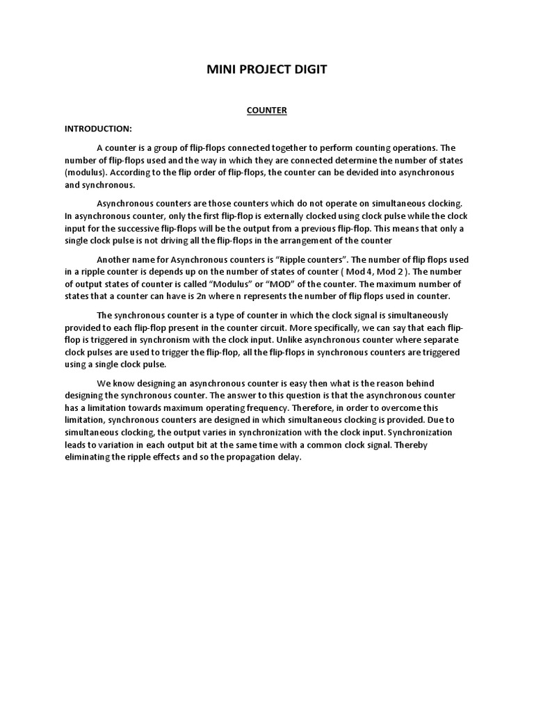 Mini Project Digit | PDF | Electricity | Manufactured Goods