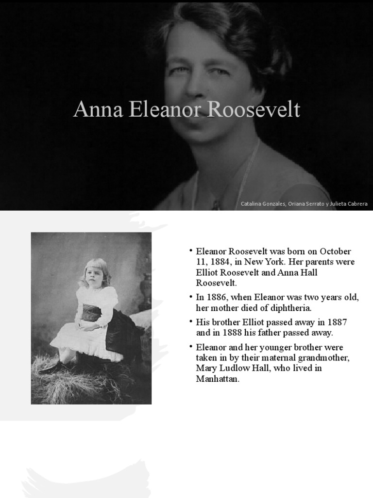 Eleanor Roosevelt: Early Life & Legacy | PDF
