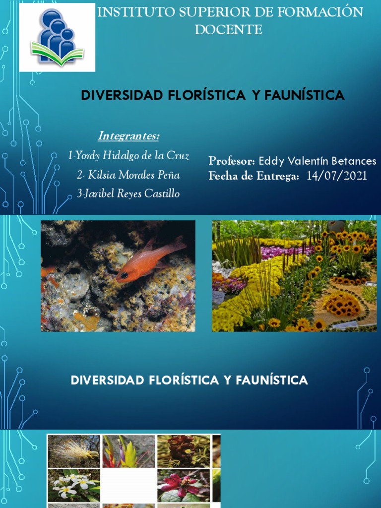 Diversidad Florística y Faunística | PDF