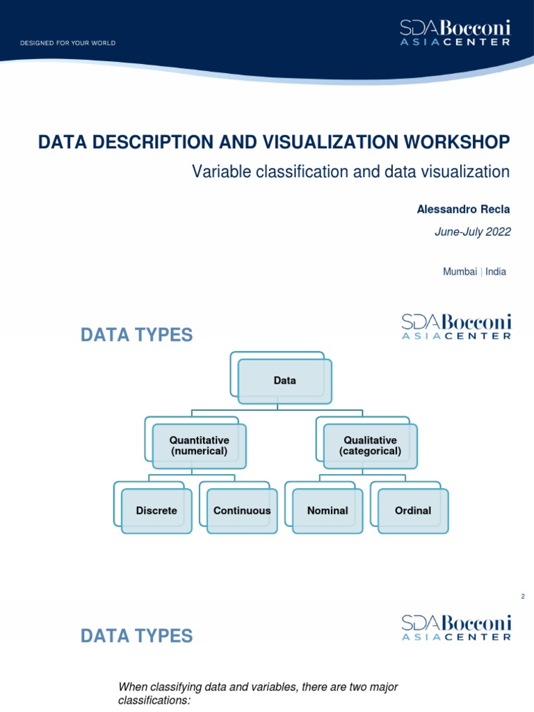 2 Variable Classification And Data Visualization Pdf Level Of Measurement Histogram 0334
