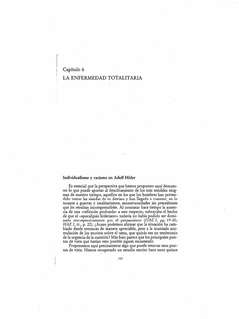 Dumont - La Enfermedad Totalitaria | PDF