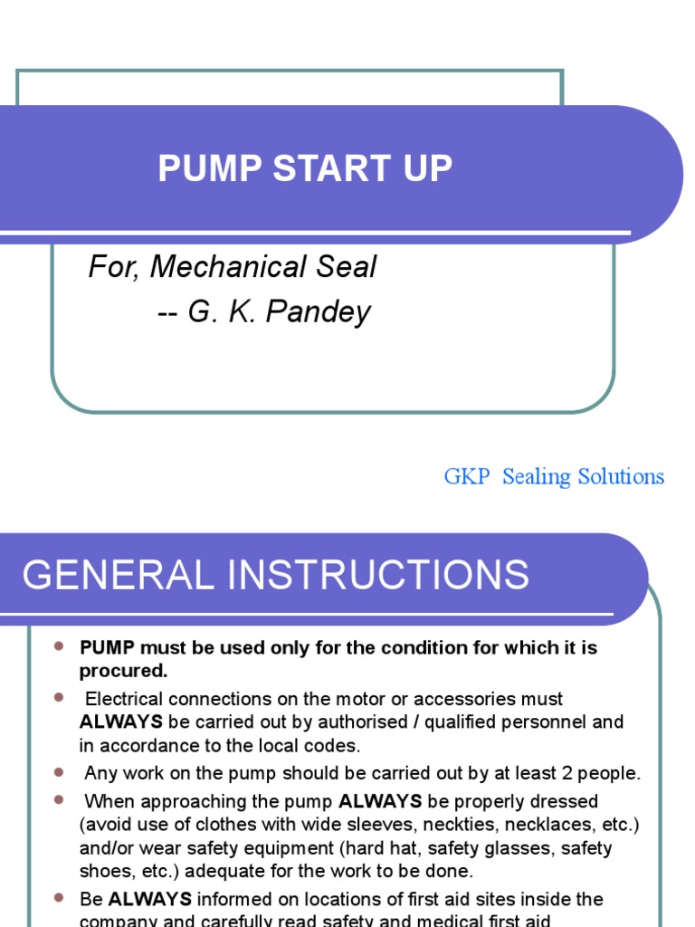 Pump Start Up 1 | PDF | Pump | Valve