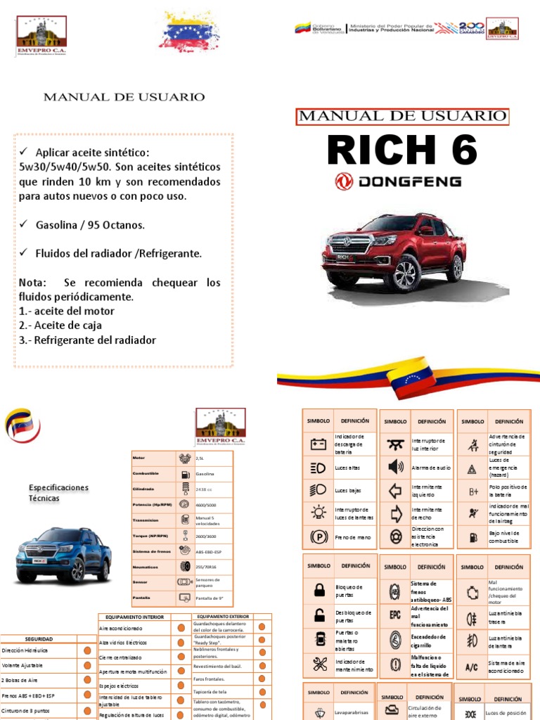 Manual Rich 6 | PDF