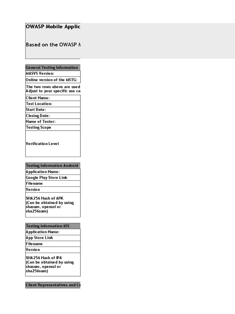 Mobile App Security Checklist English 1 1 Pdf Password Cryptography