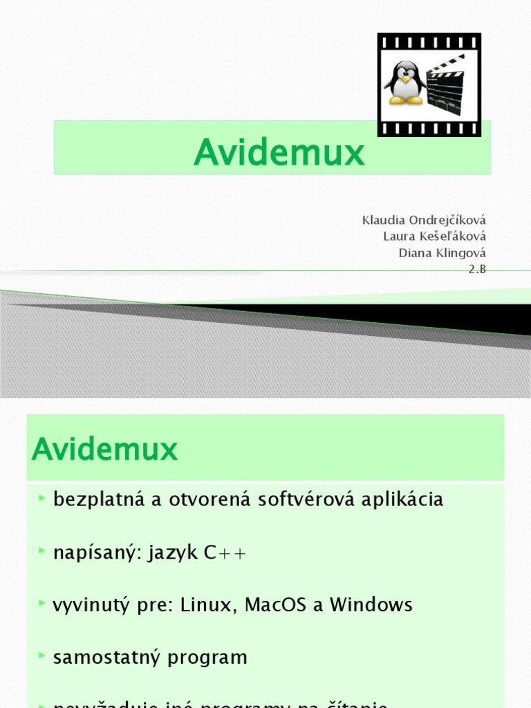 Avidemux | PDF