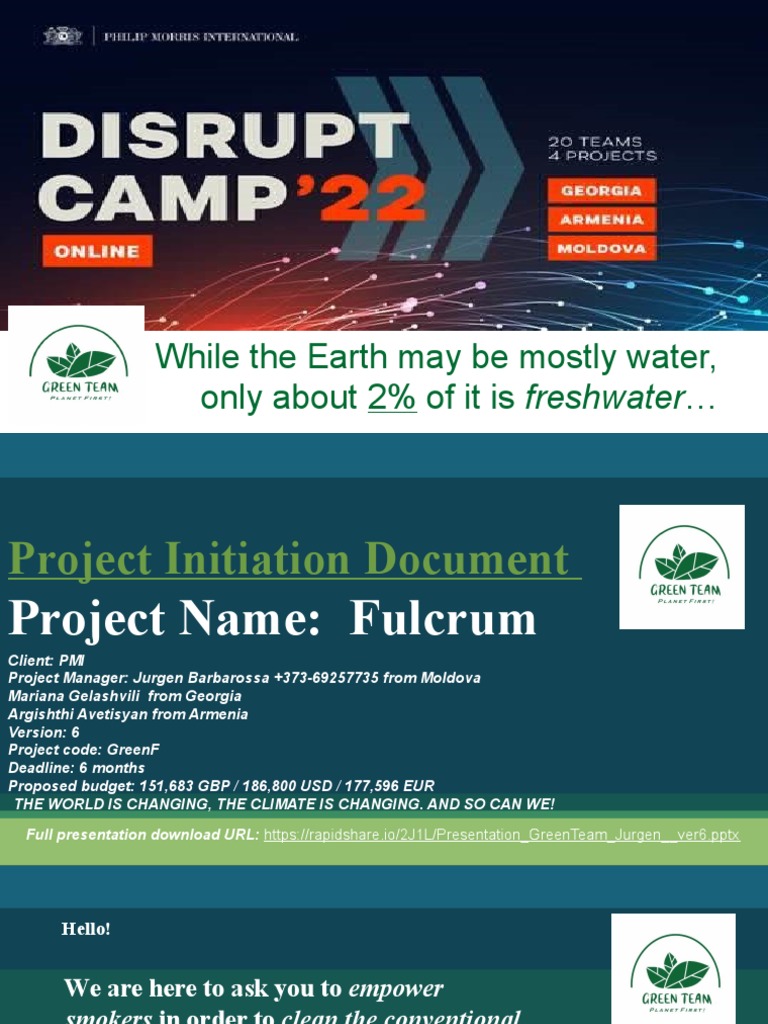 Project Initiation Document GreenTeam - Jurgen | PDF | Recycling ...