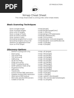 Nmap Cheat Sheet PDF | PDF | Transmission Control Protocol | Port (Computer Networking)