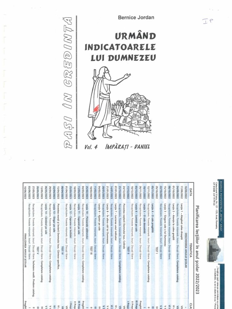 Manual Urmând Indicatoarele Lui Dumnezeu Vol. Iv | PDF