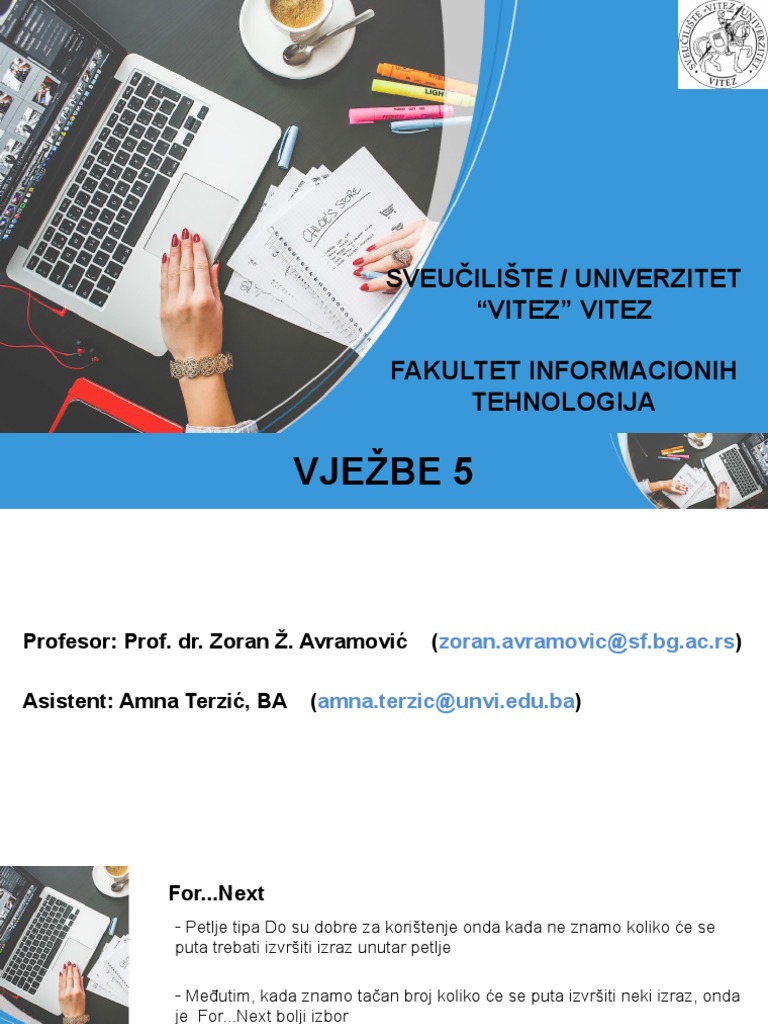 Vjezbe 5 - VPJ | PDF