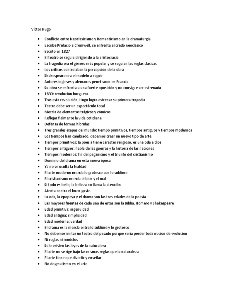 Víctor Hugo y Poe | PDF | Poesía | Edgar Allan Poe