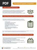 Restaurant Example HACCP Plan | PDF | Hazard Analysis And Critical ...