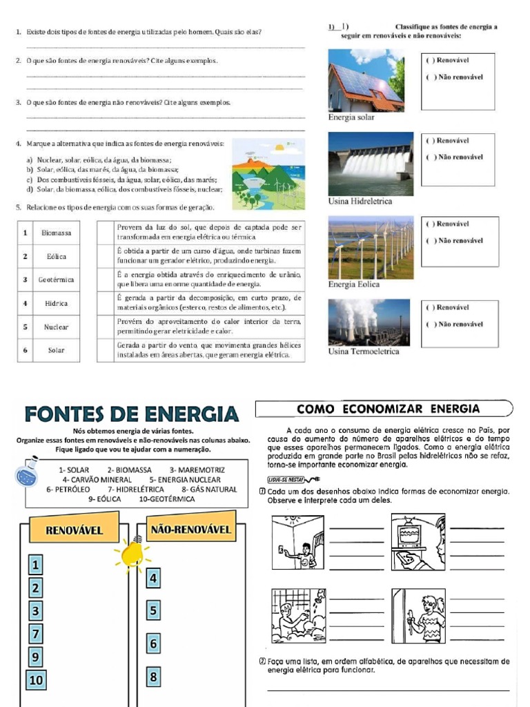 Tipos de Energia | PDF