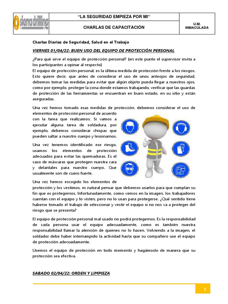 Instructivos Seguridad Interior - Abril 2022 | PDF | Residuos | Salud mental