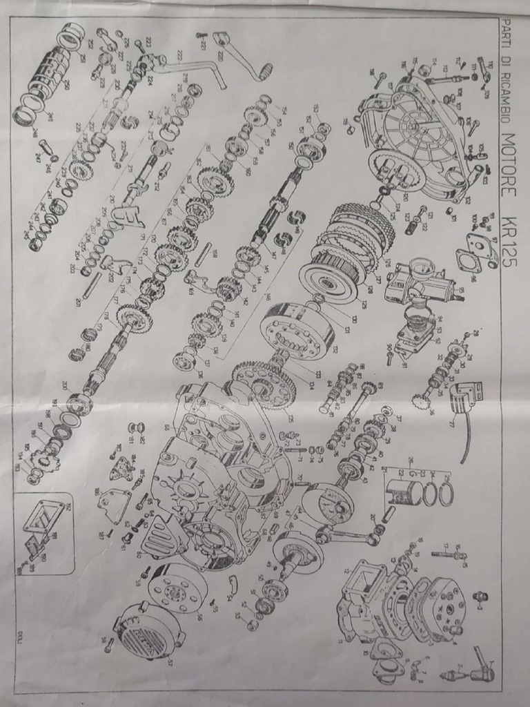 Esploso Motore Beta KR 125 | PDF