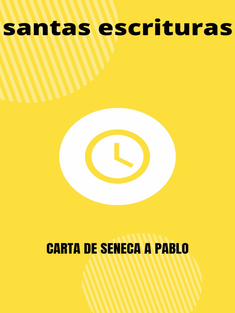 Carta de Seneca A Pablo | PDF