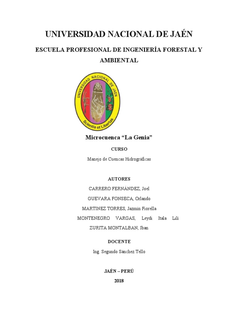 Cuencas - RINCONADA LAJEÑA | PDF | Clima | Geografía Física