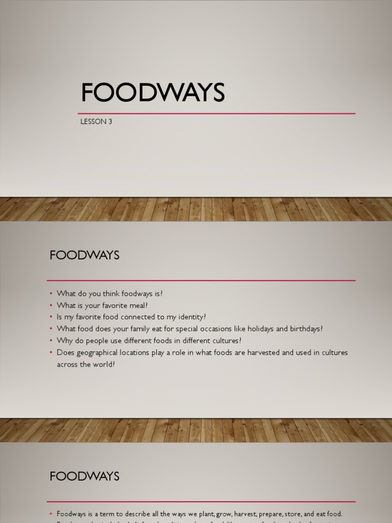 Lesson 3 Foodways Paper Food Sculpture | PDF | Foods | Meal