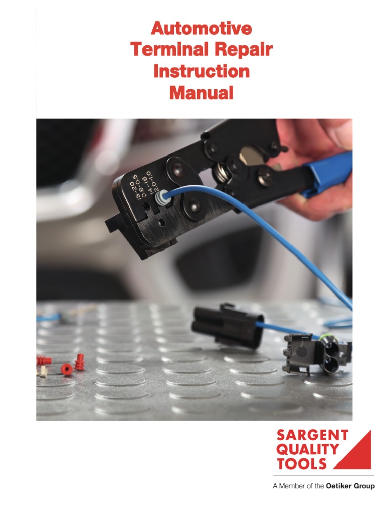 Automotive Terminal Repair Guide | PDF | Electrical Connector ...