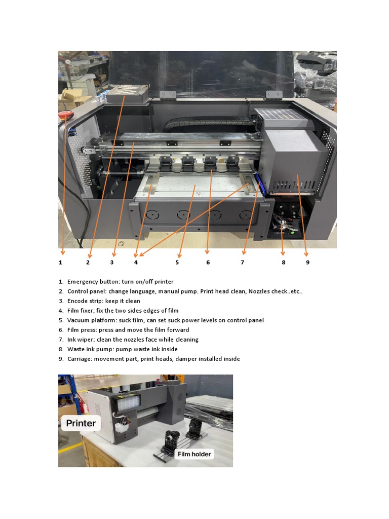 DTF Printer Setup and Operation Guide | PDF