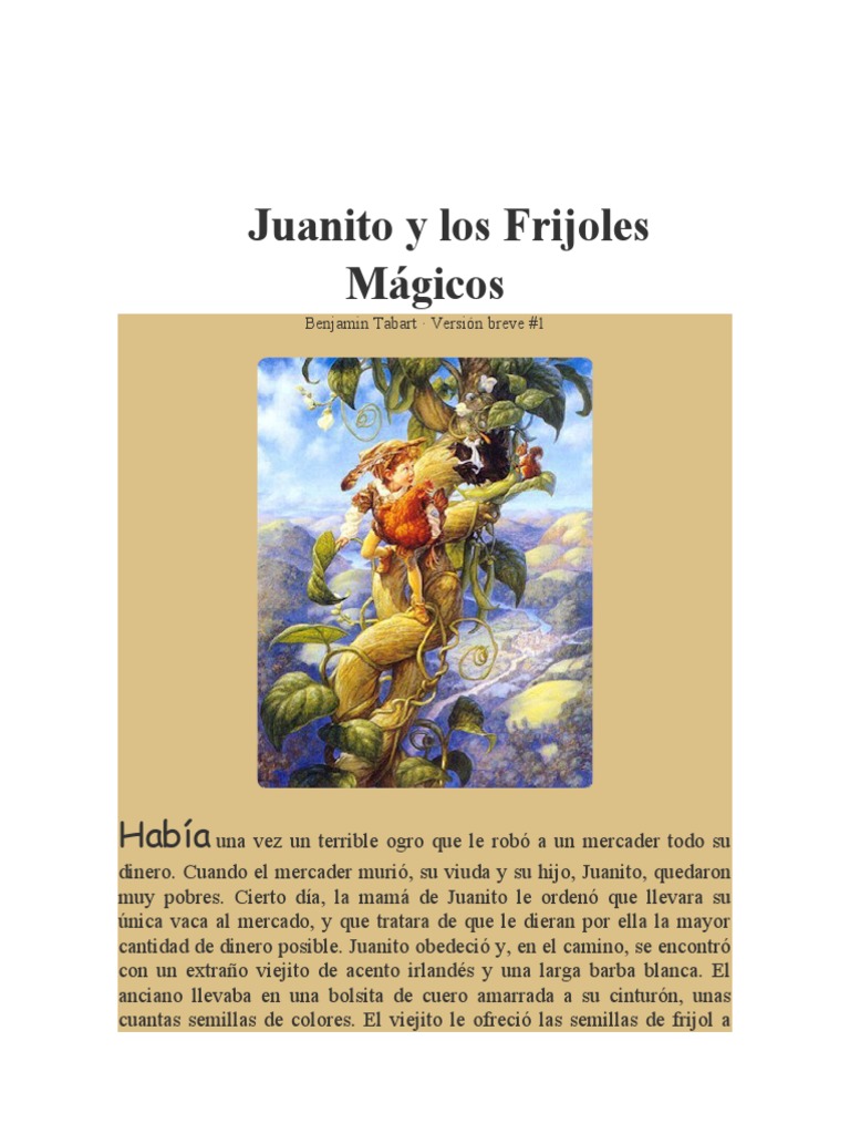 Juanito y Los Frijoles Mágicos | PDF